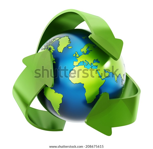 Recycling Earth Stock Illustration 208675615