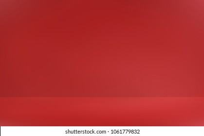 Red 3d Room Background Stock Illustration 1061779832 | Shutterstock