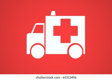 Red Ambulance Stock Illustration 65313496 | Shutterstock