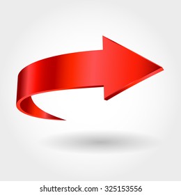 Red Arrow Stock Illustration 325153556 | Shutterstock