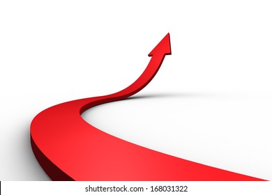 Red Arrow Rising Stock Illustration 90762110 | Shutterstock