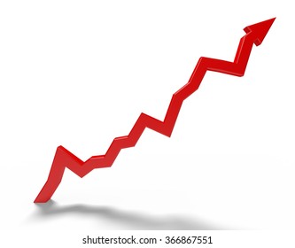 Funny Man Climbing Arrow Chart 스톡 벡터(로열티 프리) 187884155 | Shutterstock