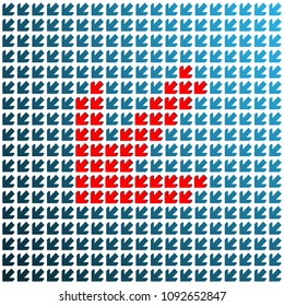 Red Arrow Texture Stock Illustration 1092652847 | Shutterstock