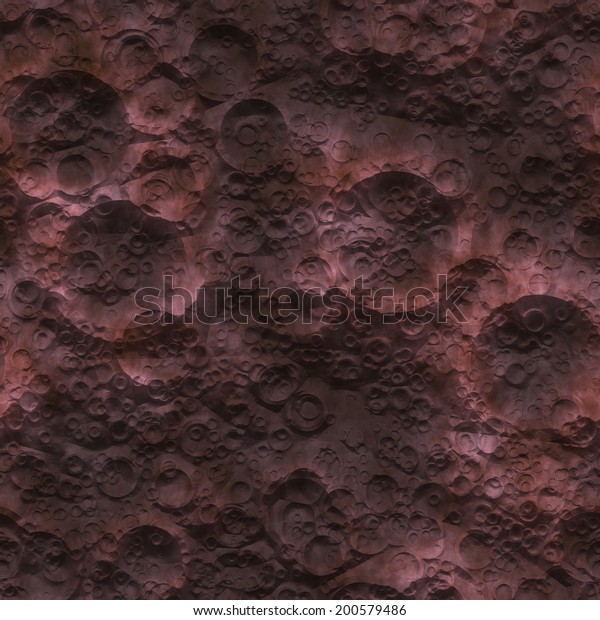 Red Asteroid Surface Seamless Texture Background Stock Illustration ...