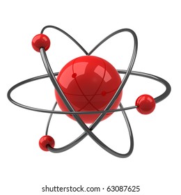 Red Atom Stock Illustration 63087625 | Shutterstock