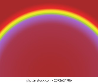 Red Background Rainbow Effect Happy Background Stock Illustration ...