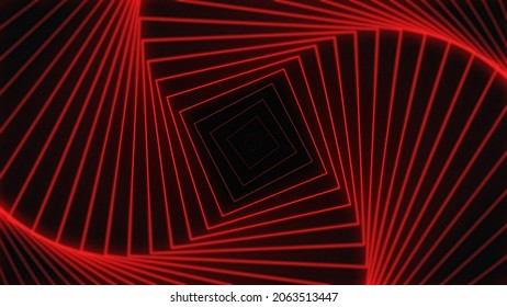 Red Beautiful Visual Loops Background Concept Stock Illustration ...