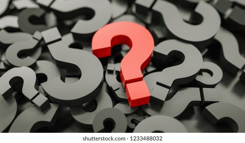 Red Big Question Marks Background: ภาพประกอบสต็อก 1233488032 | Shutterstock