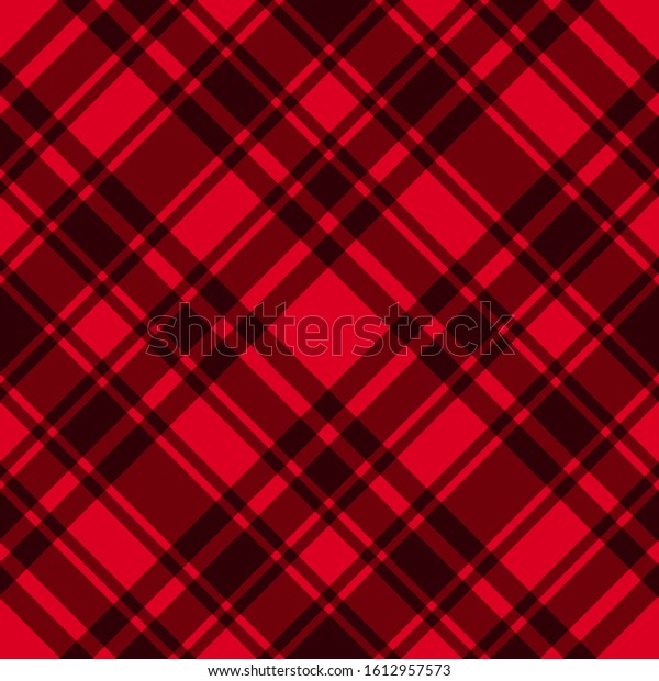 Red Black Checkered Seamless Pattern Plaid Stock Illustration ...
