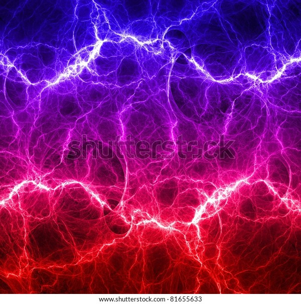 Red Blue Abstract Lightning Stock Illustration 81655633 | Shutterstock