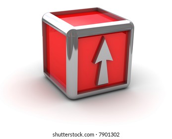 Red Box Arrow Image Can Be Stock Illustration 7901302 | Shutterstock