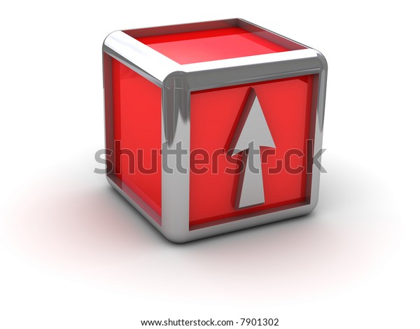 Red Box Arrow Image Can Be Stock Illustration 7901302 | Shutterstock
