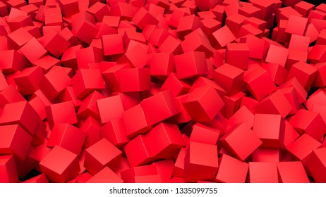 Red Boxes Background 3d Render Stock Illustration 1335099755 | Shutterstock