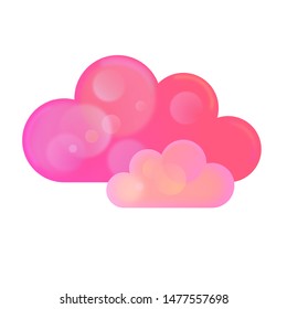 Cloud Universe Texture Vector Illustration Stock Vector (Royalty Free ...