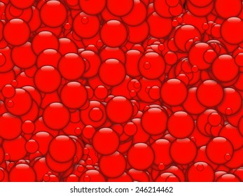 Red Bubbles Texture Stock Illustration 246214462 | Shutterstock