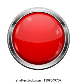 Red Ball Button Stock Illustration 40235356 | Shutterstock
