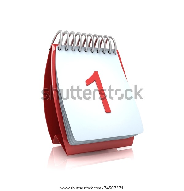 Red Calendar Stock Illustration 74507371