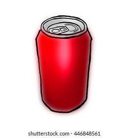 Isolated Illustration Set Metal Cans Drinks Stock Illustration 1911459949