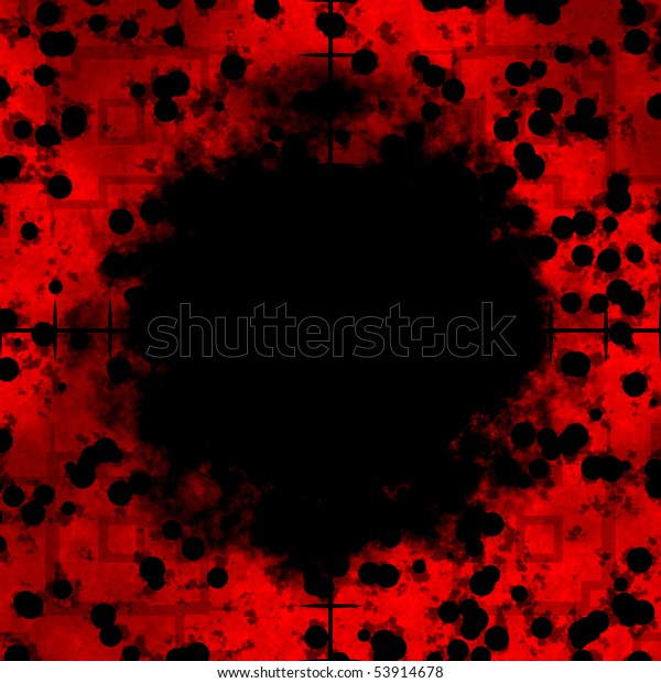 Red Cells Frame Border Sniper Rifle: Stockillustration 53914678 ...