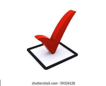Red Check Mark 스톡 일러스트 59324128 | Shutterstock