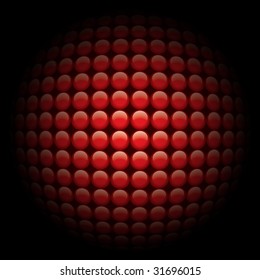Red Circle On Sphere Composition Stock Illustration 31696015 | Shutterstock