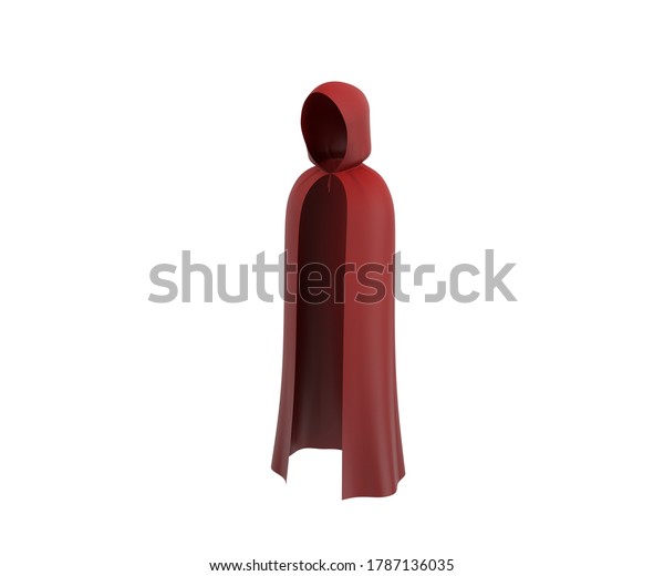 Red Cloak 3d Rendering Stock Illustration 1787136035 | Shutterstock