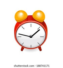 Red Clock Raster Copy Stock Illustration 188741171 | Shutterstock