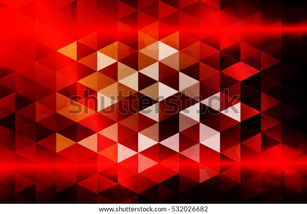 Red Color Low Poly Background Triangles Stock Illustration 532026682 ...
