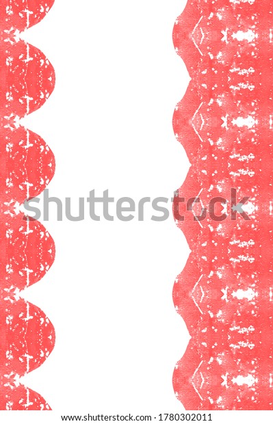 Red Colored Simple Watercolor Texturing Pattern Stock Illustration ...
