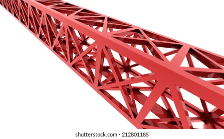 Red Construction Rendered Stock Illustration 212801185 | Shutterstock