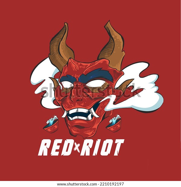 Red Devil Logo Esport Game Team Stock Illustration 2210192197 ...