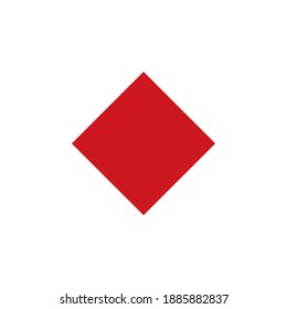 Red Diamond Square Shape Red Diamond Stock Illustration 1885882837 ...