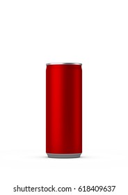 Red Blank Tin Can Packaging Mockup Stock Vector (Royalty Free ...