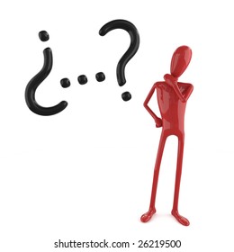 Red Dummy Question Marks This Image Stock Illustration 26219500 ...