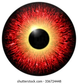 Red Eye Pupil Retina Close Illustration: ilustrações stock 1504061201 ...