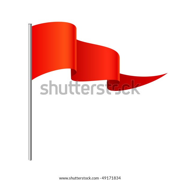 Red Flag Stock Illustration 49171834 | Shutterstock