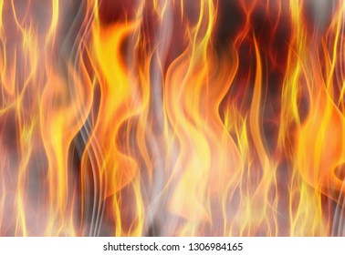 Red Flame Fire Texture Backgrounds Stock Illustration 1306984165 ...