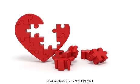 1,027 Heart with a missing puzzle piece Images, Stock Photos & Vectors ...