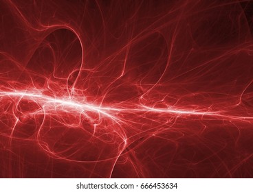 Red Lightning Abstract Plasma Background Stock Illustration 666453634 ...