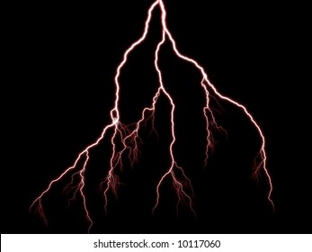 Red Lightning Bolt Stock Illustration 10117060 | Shutterstock