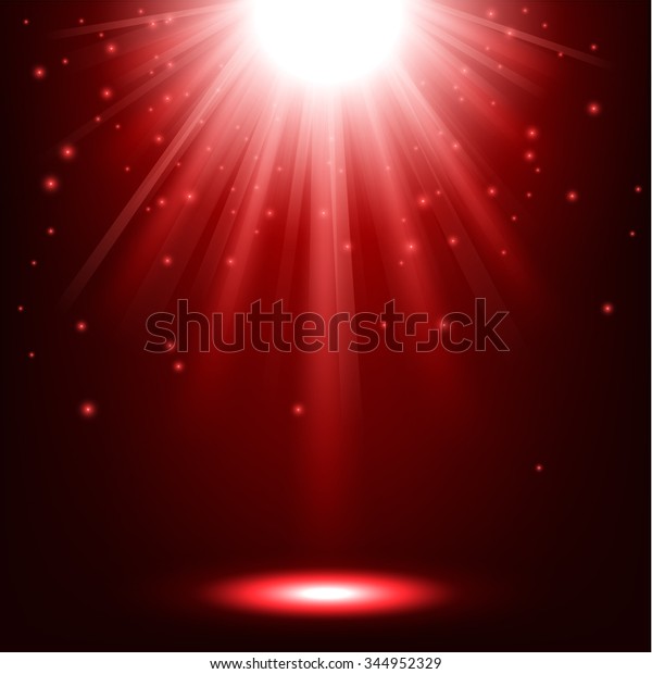 Red Lights Shining Background Stock Illustration 344952329 | Shutterstock