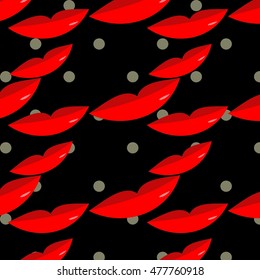 Red Lips Background Stock Illustration 477760918 | Shutterstock