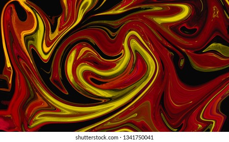 Red Liquid Wave Texture Background Abstract Stock Illustration ...