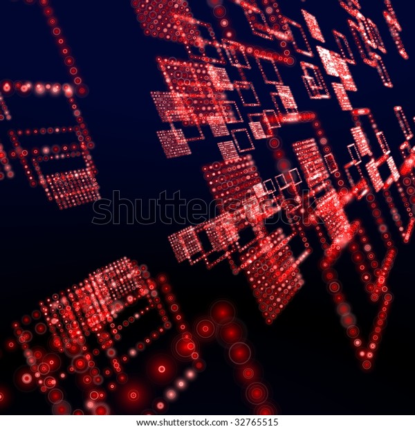 Red Matrix Wallpaper Stock Illustration 32765515 | Shutterstock