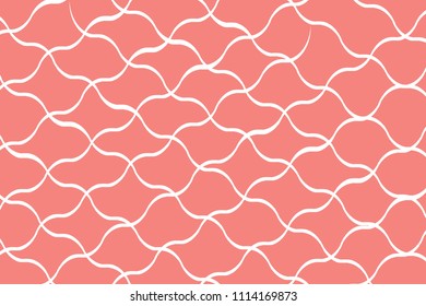 Seamless Red Tangle Warp Pattern Vector Stock Vector (Royalty Free ...