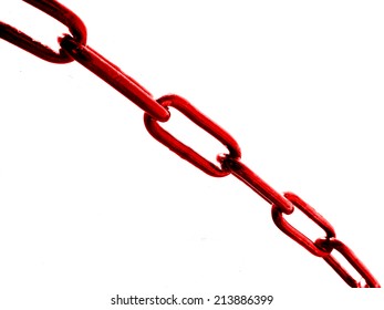 Red Tape Shackles Reach Chain Metal Stock Illustration 1611879037 ...