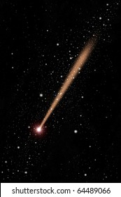 Red Meteor Stock Illustration 64489066 | Shutterstock