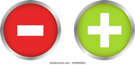 Plus Minus Signs Symbol S: เวกเตอร์สต็อก (ปลอดค่าลิขสิทธิ์) 278331110 ...