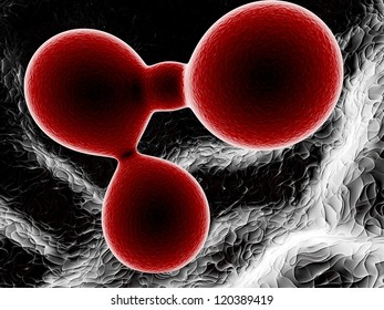 Red Molecules Stock Illustration 120389419 | Shutterstock