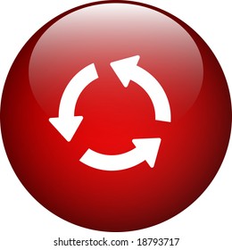Red Navigation Recycle Button Stock Illustration 18793717 | Shutterstock